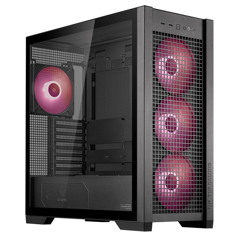 Asus GT302 TUF Gaming ARGB Mid Tower ATX Case - Black (TUF GAMING GT30