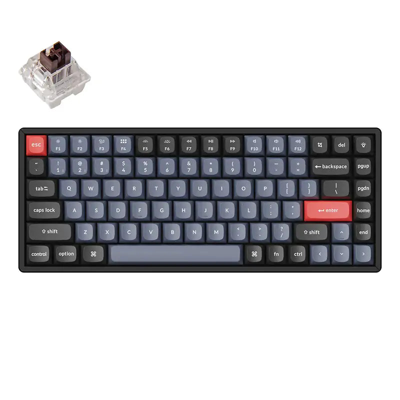 Keychron K2 Pro 75% QMK/VIA RGB Wireless Aluminium Frame Mechanical Ke